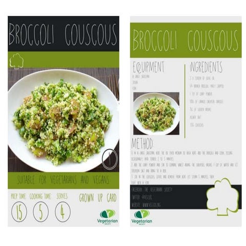 Finished Recipe Cards | PPTX