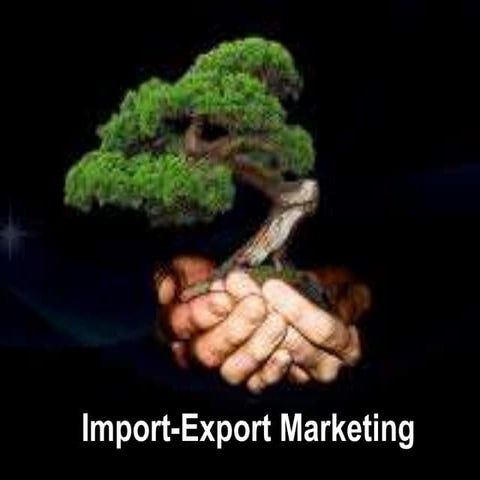 Import and Export Marketing Introduction | PPTX