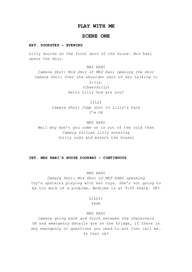 Finished script
