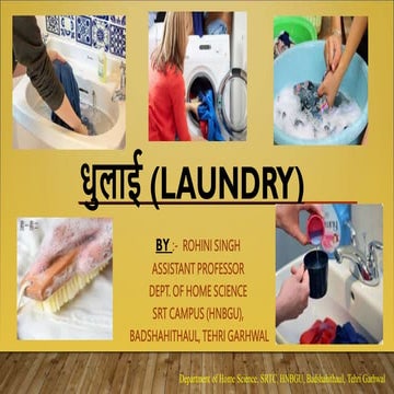 Finishes of fabric and laundry science | PDF