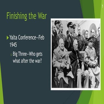 U.S. Ends World War II and full history.ppt