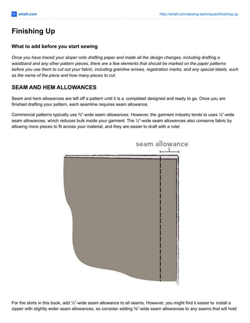 Techniques in drafting and cutting pattern | PPT