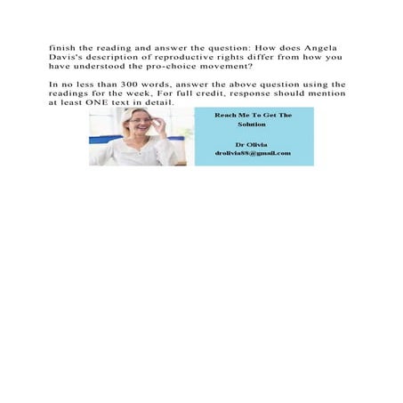 finish the reading and answer the question How does Angela Daviss .docx