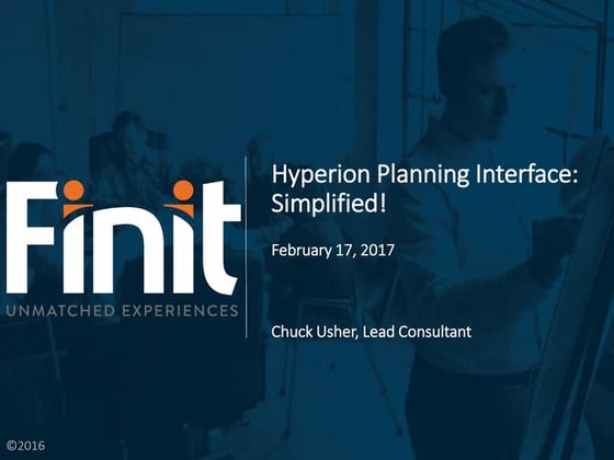 Dimensionality & Dimensions of Hyperion Planning | PPTX