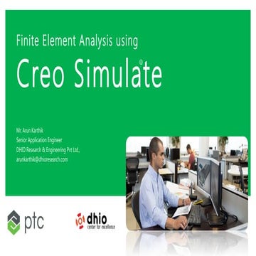Finite Element Analysis Creo-Simulate Webinar | PPS