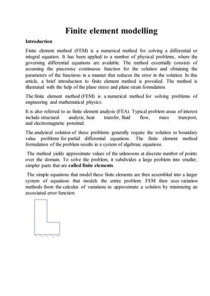 Finite Element Method Pptx
