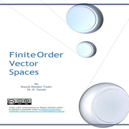 Finite Order Vector Spaces Pdf Maps And Navigation 6103