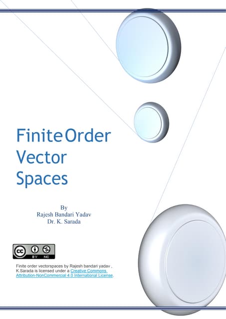 Finite Order Vector Spaces Pdf Maps And Navigation 6103