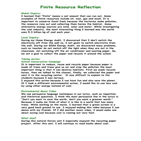 Finite resources reflection | DOC