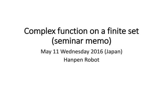 Complex line integral | PDF