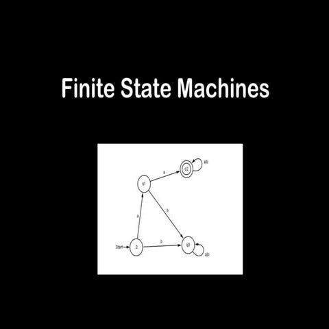 Finite state machines | PPT