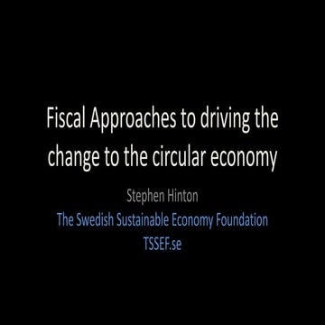 Environmental Fiscal Reform | PPTX