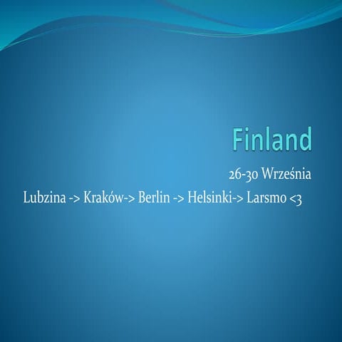 Finland by Roksana | PPT
