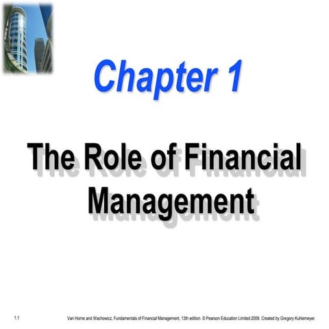 Fin mgt 1 | PPT