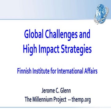 Global Challenges and High impact Strategies | PPT