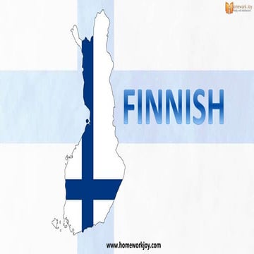 LEARN THE INTERESTING ASPECTS OF FINNISH LANGUAGE | PPTX