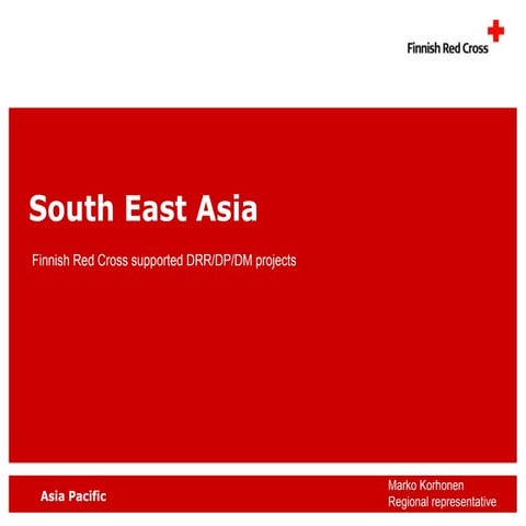 Finnish Red Cross presentation by Marko | PPT
