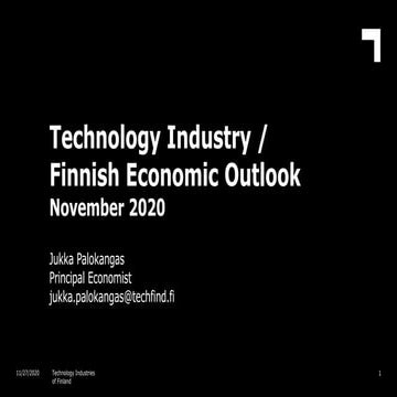 Finnish technology industry, December 2021 | PPTX