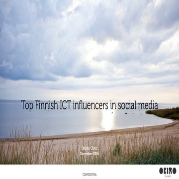 Finnish top ICT influencers in social media | PDF