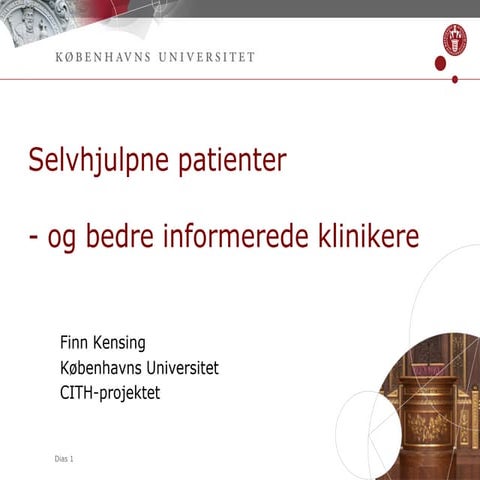 Bocenter Tranbjerg Styrelsen for Patientsikkerhed Temadag for bosteder | PDF