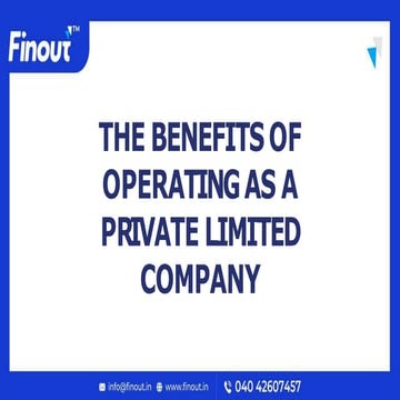 Finout -benefits-of-operating-as-a-private-limited-company.pptx