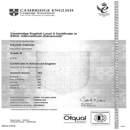 CAE Certification | PDF