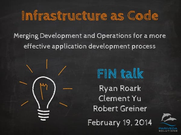 Getting Started with Infrastructure as Code Getting Started with Infrastructure as Code