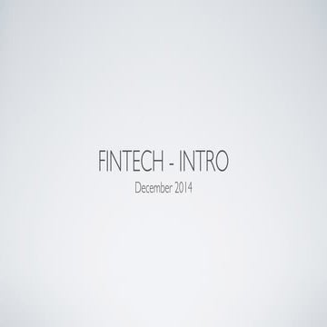 Fintech | PDF