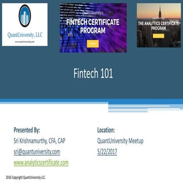 Fintech 101 | PPT