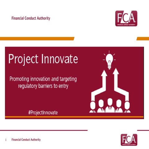 Regulatory sandbox and financial innovation hub – case FCA, UK | PDF