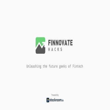 Finnovate -Fintech Hackathon | PDF