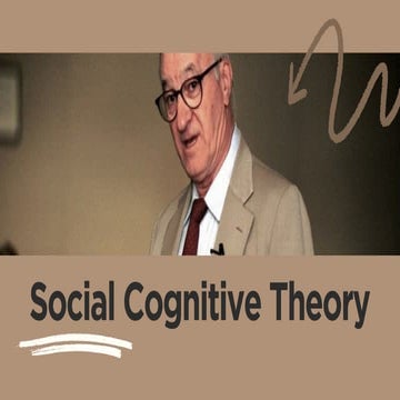 social cognitive theory behavior social. | PDF