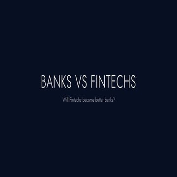Fintechs vs banks | PDF