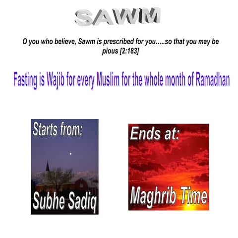 Fiqh fasting | PPT