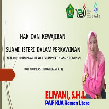 Hak dan Kewajiban Suami Istri | PPTX