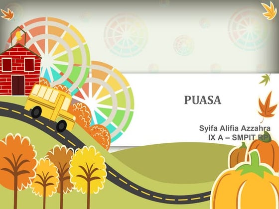 PPT Tentang puasa di bulan Ramadhan dan ketentuannya | PPT