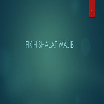 Fiqih Sholat Wajib dalam Islam..............pdf