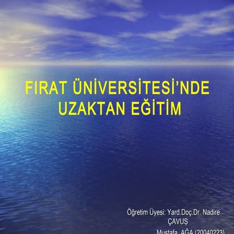 Firat uni | PPT