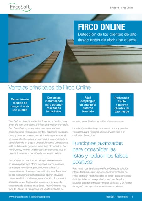 Firco Continuity | PDF