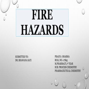 Types of hazards | PPTX