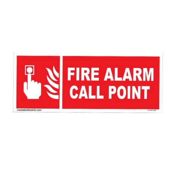 Fire extinguisher sign