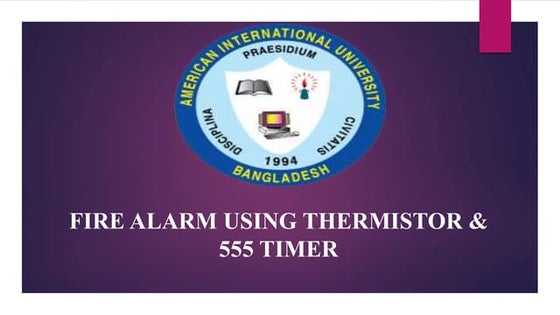 Fire Alarm System Project | PPT