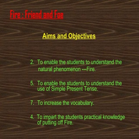 F ire friend and foe | PPT
