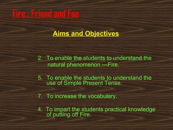 fire friend and foe | PPT