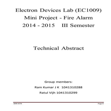Fire alarm ec1009 | PDF