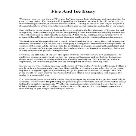 Essay A House On Fire. United States Merchant Marine Academy | PDF