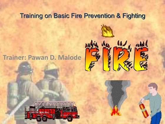 Fire extinguisher and fire preparedness (Tagalog) | PPT