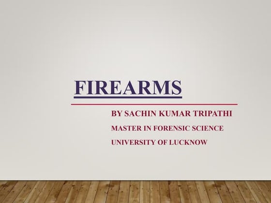 Firearm | PPT