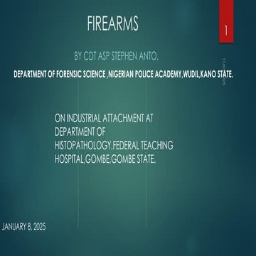 Classification of gunshot wounds | PPTX