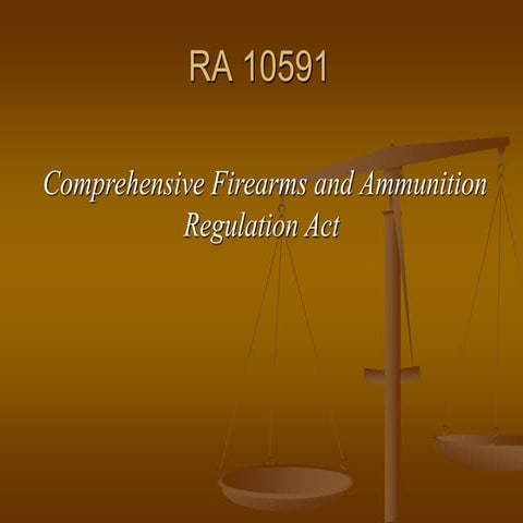 RA 10591 IRR 2018 | PDF
